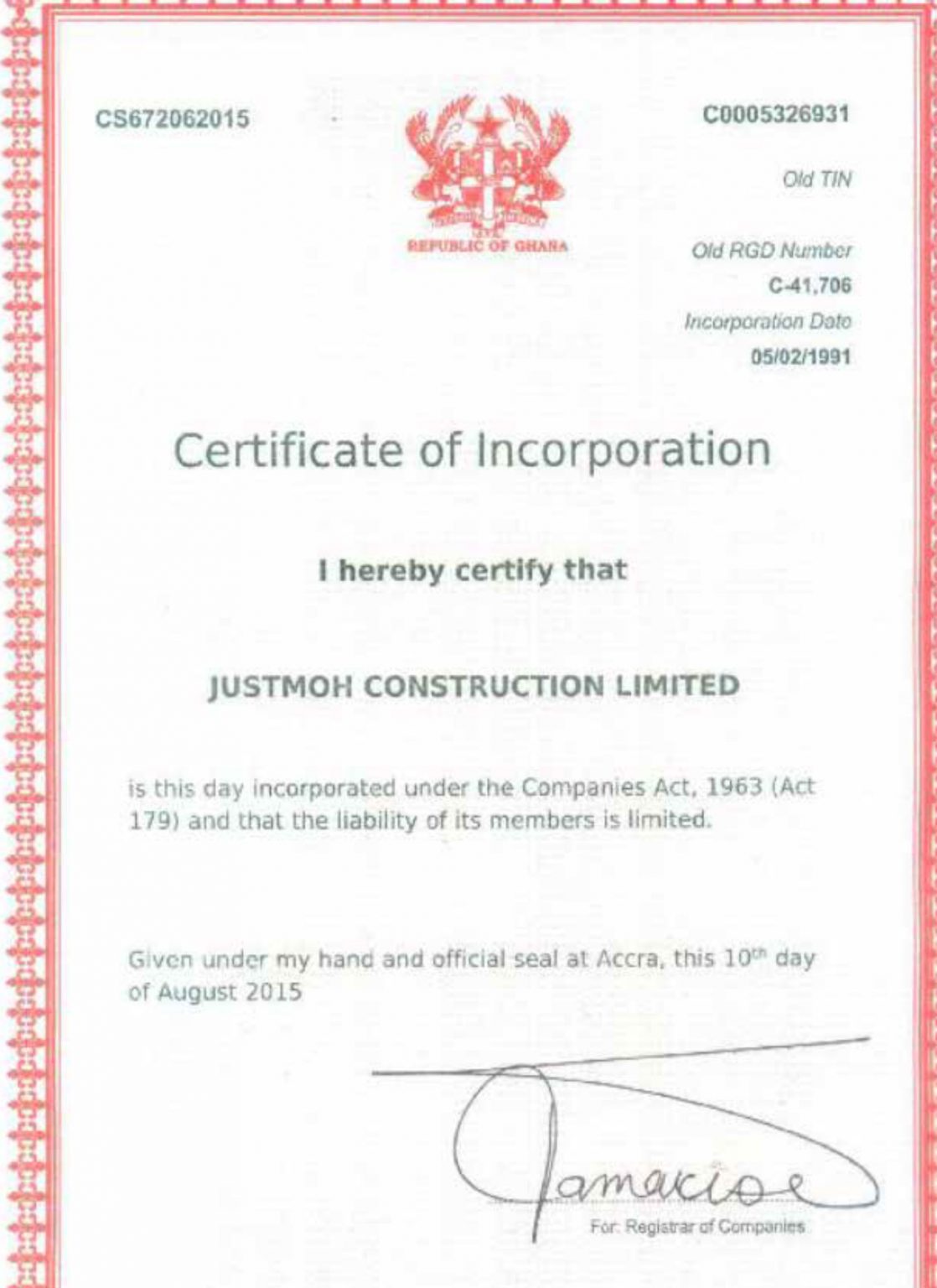 About Us – Justmoh Construction